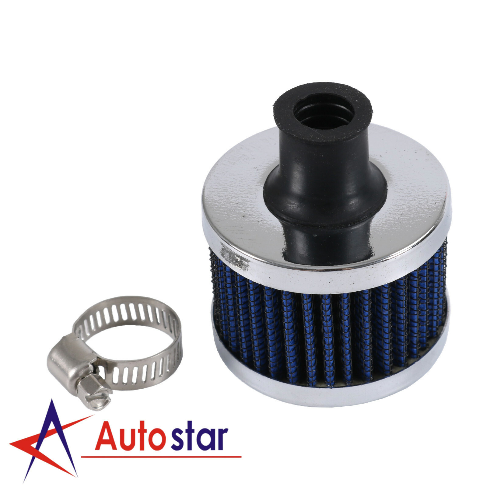 2PCS 12mm Cold Air Intake Filter Turbo Vent Crankcase Car Breather ...