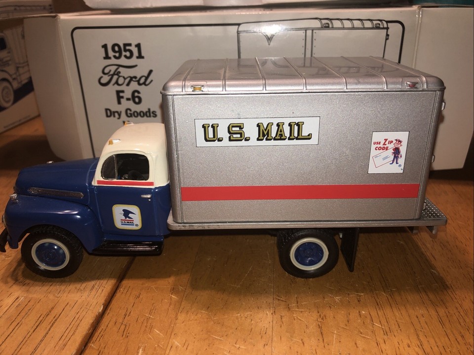 USPS POST OFFICE US MAIL 1951 FORD F-6 FIRST GEAR TRUCK DELIVERY 19 ...