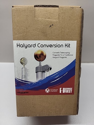SERVICE FIRST HALYARD (ROPE) CONVERSION KIT FOR TELESCOPING FLAGPOLE | eBay