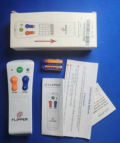 Flipper Big Button Universal TV Remote for Seniors TV and Cable Set New ...