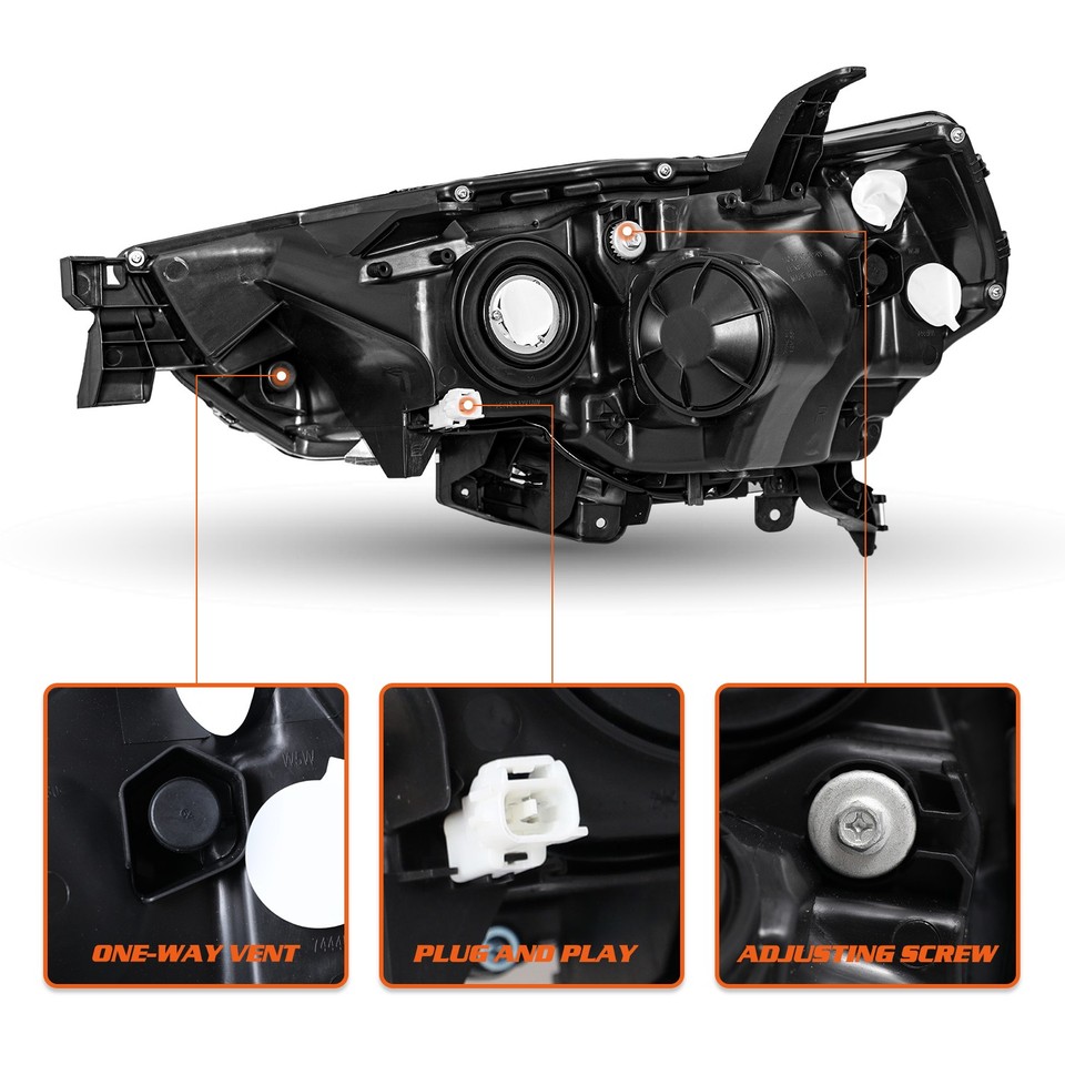 Passenger Side For 2014-2020 Toyota 4Runner 4Dr RH Headlight Assembly ...