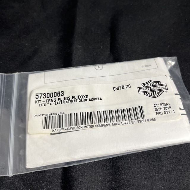 OEM Genuine Harley Davidson Fairing Plugs 57300063 for sale online | eBay