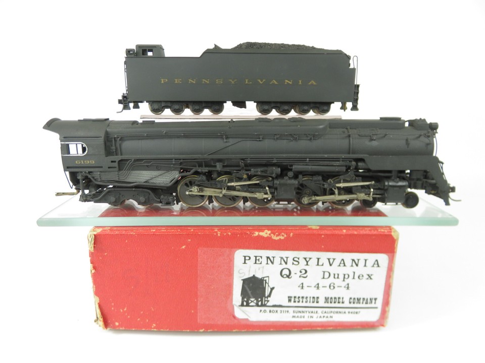 Westside Model Company Brass HO Pennsylvania 4-4-6-4 Q2 Duplex Steam ...