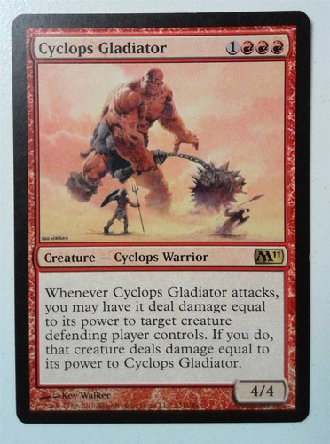Cyclops Gladiator *Rare* Magic MtG x1 M11 MP | eBay