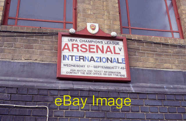 Photo 6x4 Sign, Highbury Stadium Islington/TQ3184 Nostalgic sign for ...