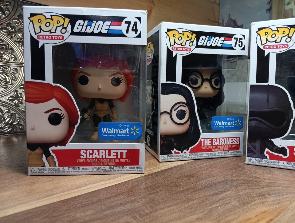 Complete Set GI Joe Funko Pop Walmart Exclusive Retro Toys Vintage ...