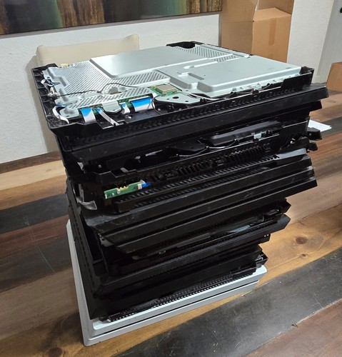 Lot of 7 Broken/Damaged Salvage - Sony PlayStation 4 Slim Pro PS4 ...