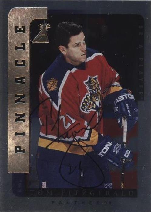1996-97 Pinnacle Be A Player - Tom Fitzgerald #4 Silver Autographs (AU ...