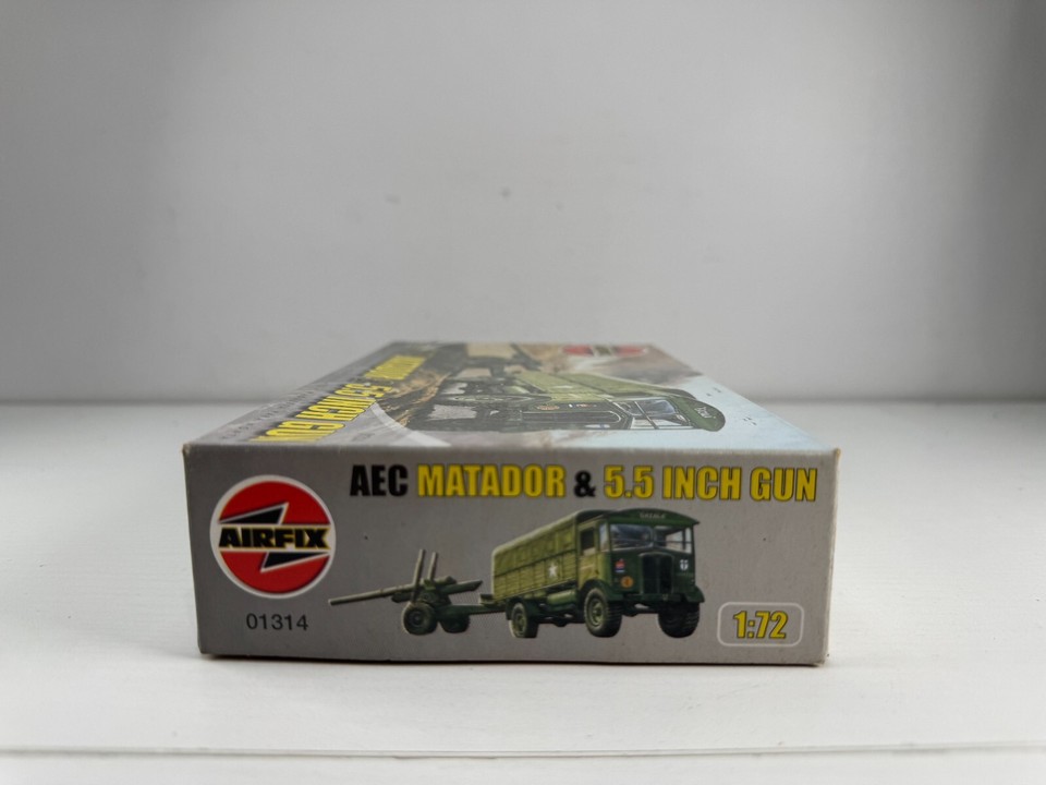 Airfix AEC Matador & 5.5 Inch Gun Military Army 1/72 Scale Plastic ...