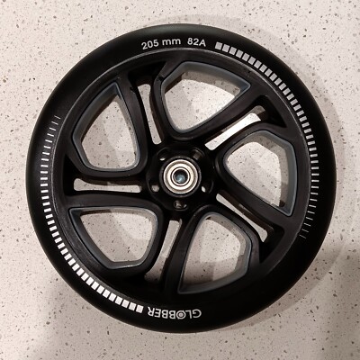 Globber ONE NL205 Scooter Replacement Wheel, 205mm 82A Wheel (One Piece ...