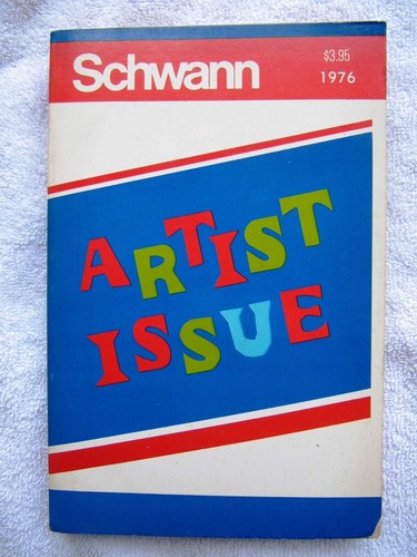 SCHWANN ARTIST ISSUE 1976 Catalog Classical Records Opera Conductor ...