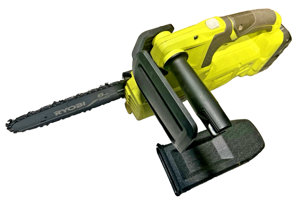 Ryobi 8 in. Battery Compact Pruning Mini Chainsaw and Pruner with 1.5 ...