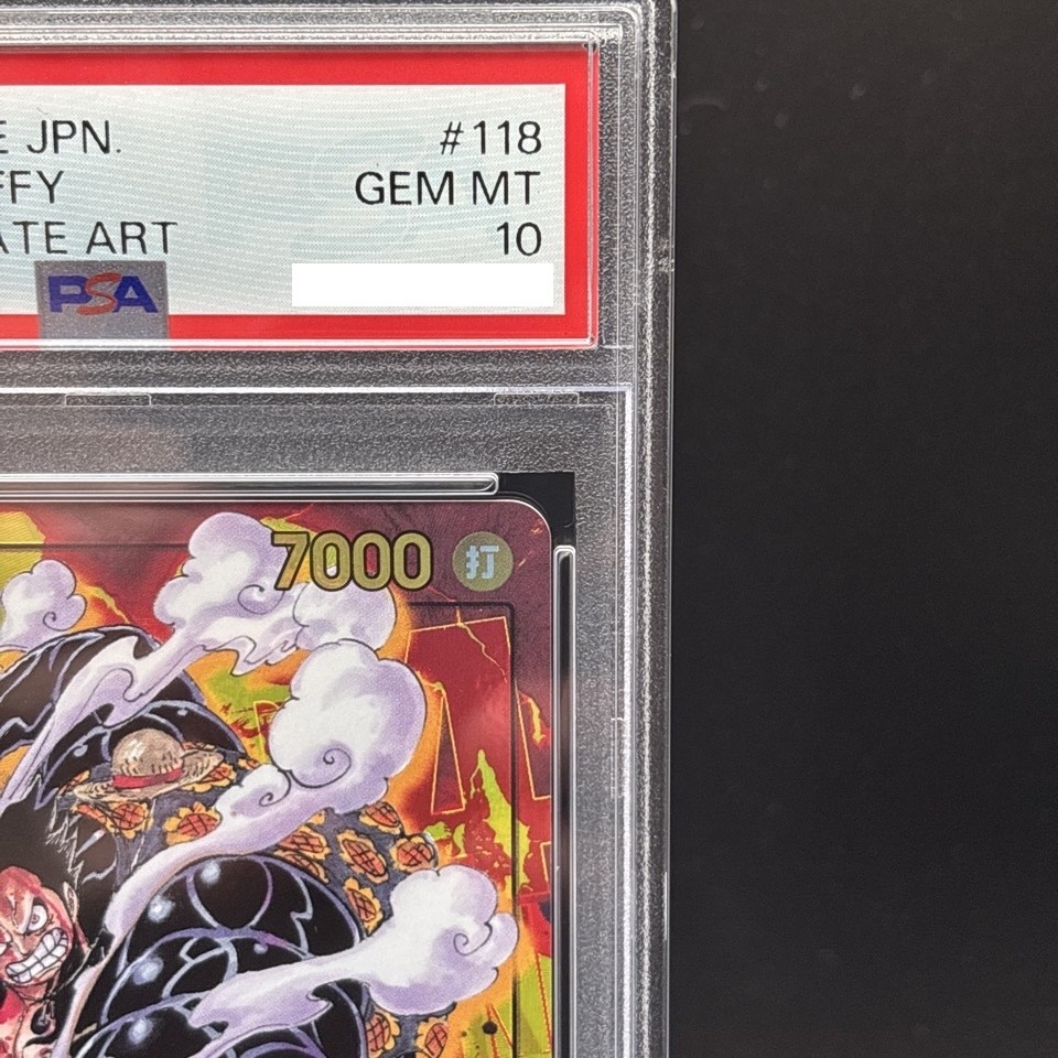 PSA 10 Monkey D Luffy OP10-118 SEC Parallel Royal Bloodline One Piece ...