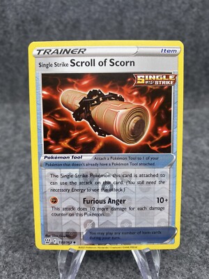 Pokémon TCG Single Strike Scroll of Scorn Sw&Sh- Battle Styles 133/163 ...