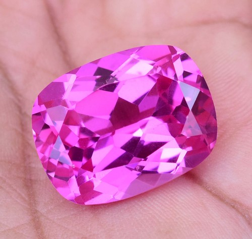 Natural Pink Ruby 48.30 Ct Cushion Certified Flawless Loose Gemstone ...