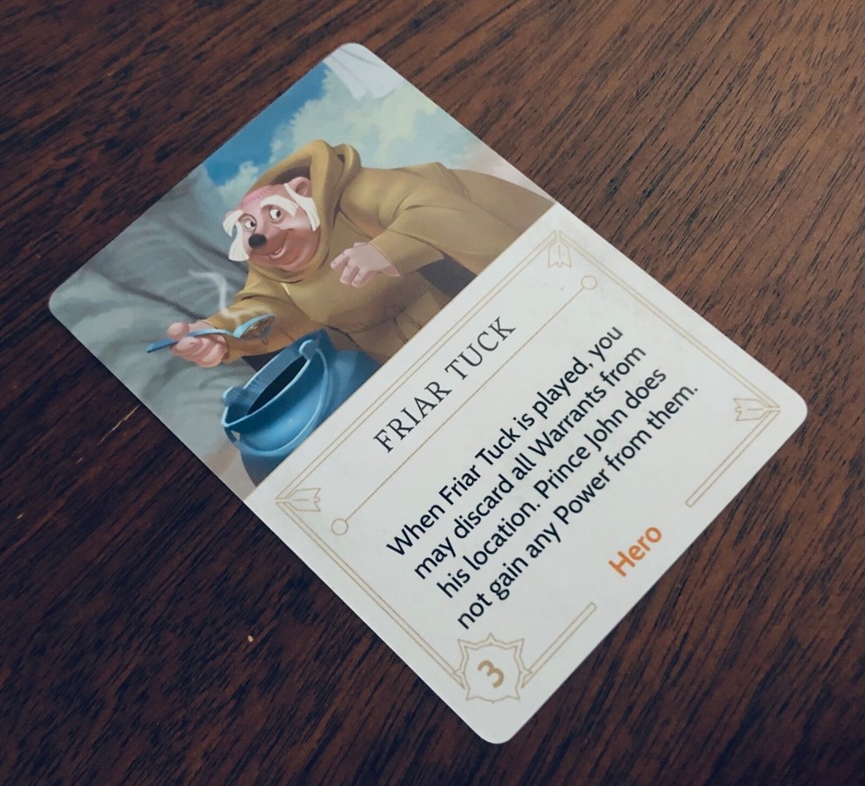 Disney Villainous | Prince John Hero 'Friar Tuck' Fate Card |Official ...