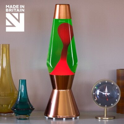 Mathmos Astro Lava Lamp - Copper - green/red | eBay Australia