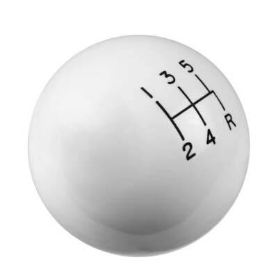 Hurst High Gloss White 5 Speed Lower Manual Shifter Ball Knob For 99-04 ...