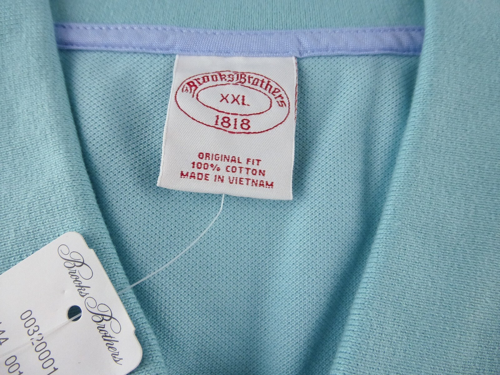 BROOKS BROTHERS POLO SHIRT 1818 Men's Pastel Colors ORIGINAL Fit XL 2XL ...