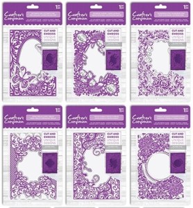Crafters Companion 5" x 7" cut & emboss Folders-New Cutting & Embossing ...