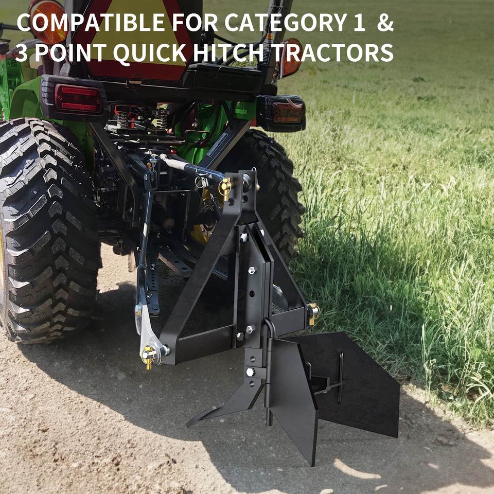 Category 1 Heavy Duty Steel Middle Buster for 3 Pt Quick Hitch Tractors ...