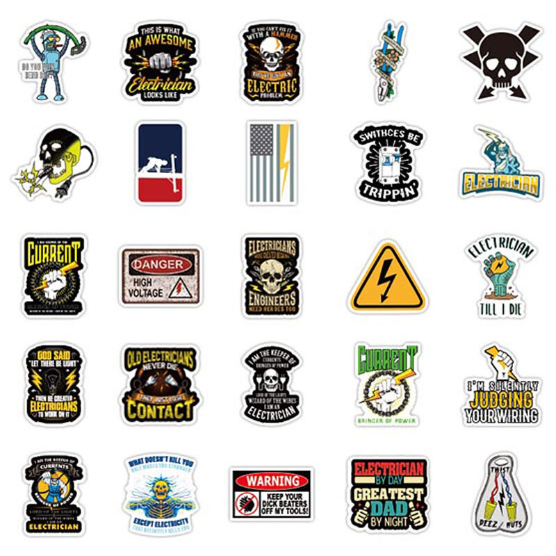 Power Lineman Stickers