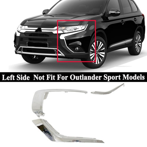 For Mitsubishi Outlander 2016-2021 Left Driver Front Bumper Chrome ...