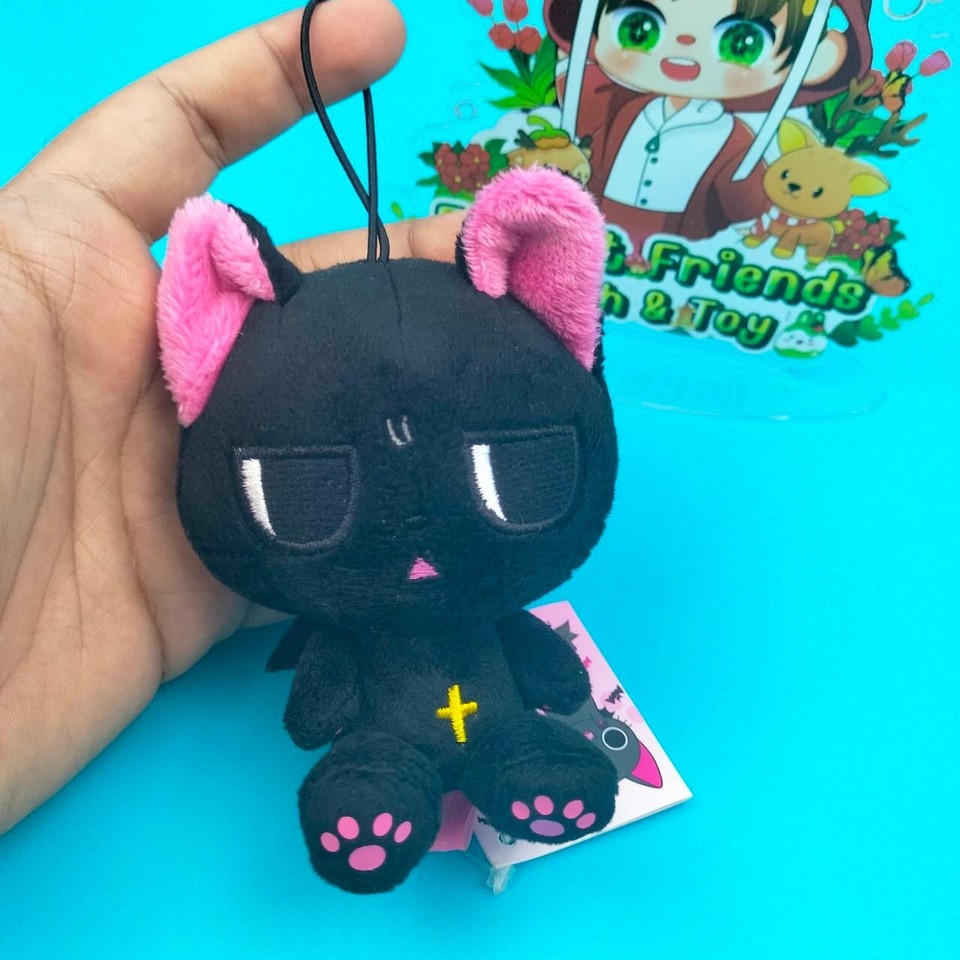 The Gothic World Of Nyanpire F056 Black Cat Yukiusa GLAD Plush 4" Toy ...