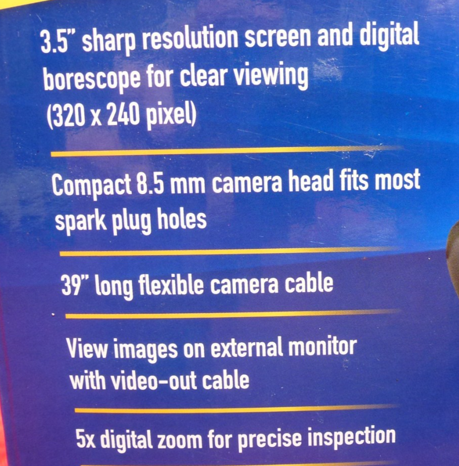 AMES INSTRUMENTS 64170 DIGITAL VIDEO INSPECTION CAMERA IN ORIGINAL BOX ...