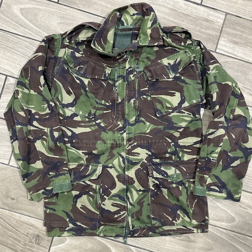 Vintage Military Jacket Large British DPM Smock Combat Coat Cold ...