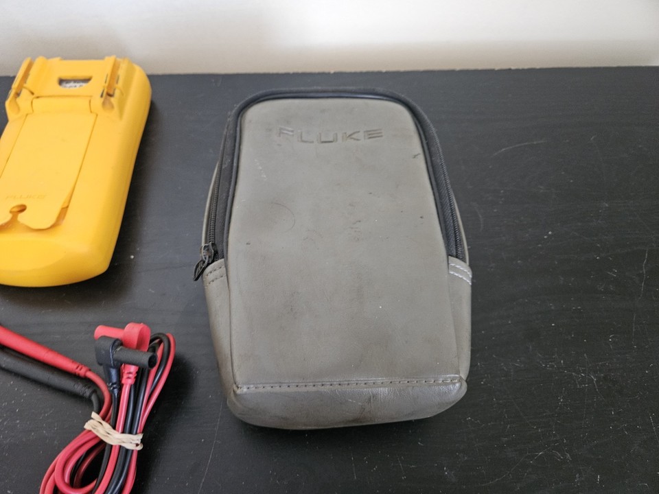FLUKE 87-V True RMS Handheld Multimeter Case Leads Tested | eBay