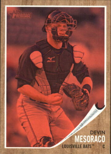 2011 Topps Heritage Minors Red Tint #27 Devin Mesoraco 510/620 | eBay