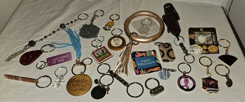 Lot of 23 Vtg Keychains Key Chain - See Photos Mixed Lot | eBay