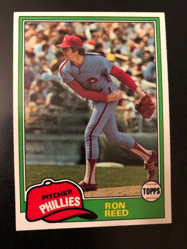 1981 Topps #376 Phillies Ron Reed Baseball Card | eBay
