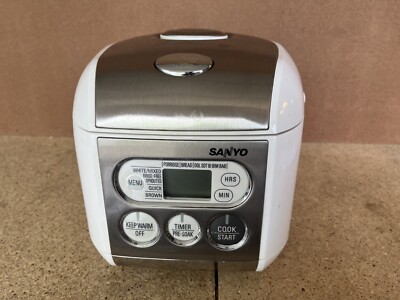 Sanyo Micro Computerized 3.5 Cup Rice Cooker & Warmer ECJ-S35S | eBay