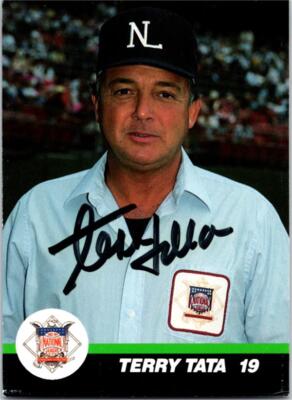 Terry Tata signed baseball card National League Umpire 1989 T&M Sports ...