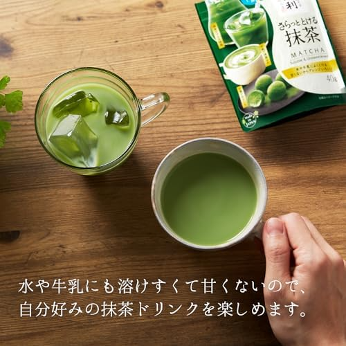 TSUJIRI Instant Matcha Powder 40g x 2 Easy Mix Japanese Green Tea Uji ...
