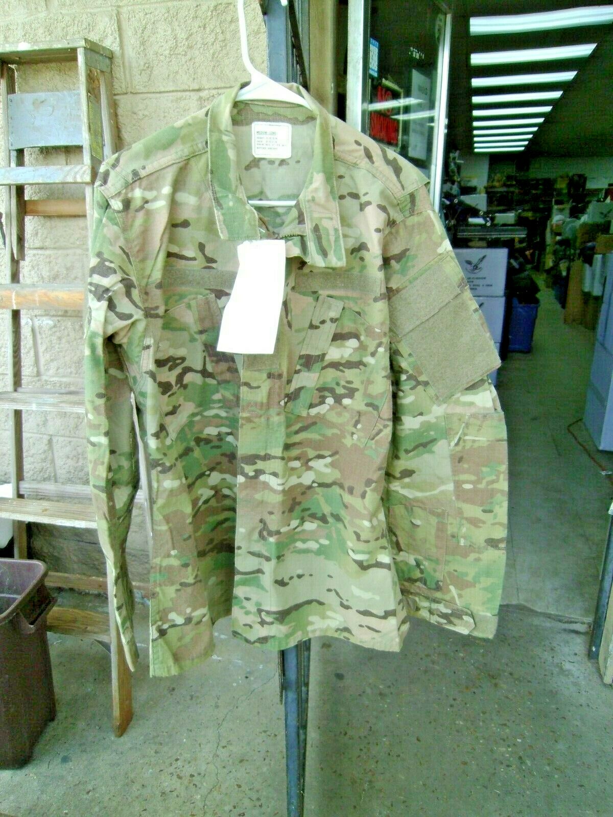 COAT, ARMY COMBAT UNIFORM (SIZE: M-L, NSN: 8415015799823 , OCP PATTERN ...