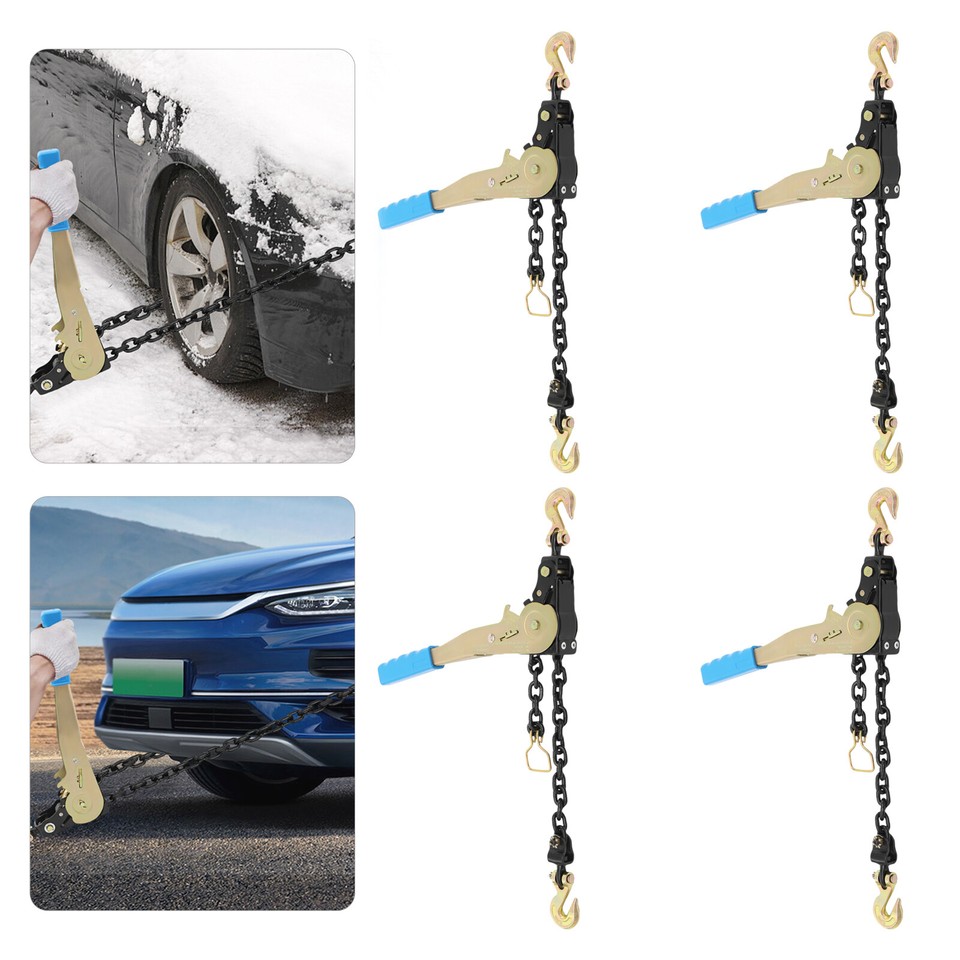 Ratcheting Chain Load Binder Heavy Duty Tie Down Ratchet Load Binder 4 ...