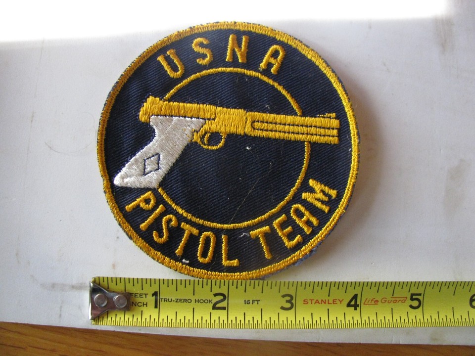 1950 'S USNA UNITED STATES NAVAL ACADEMY PISTOL TEAM ORIGINAL PATCH NEW ...