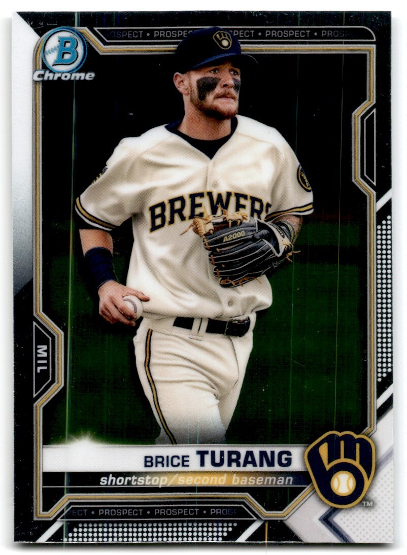 2021 Bowman Chrome Brice Turang Baseball Cards #BCP-10 | eBay
