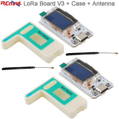 868MHz 915MHz ESP32 LoRa V3 Board + Case + LoRa Antenna for Meshtastic ...