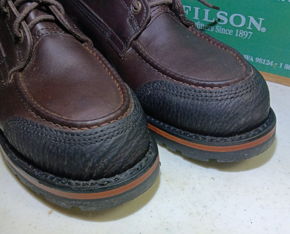 Filson Boots Size 10 Plains Brown USA Made Brown Oiled Leather NOS | eBay