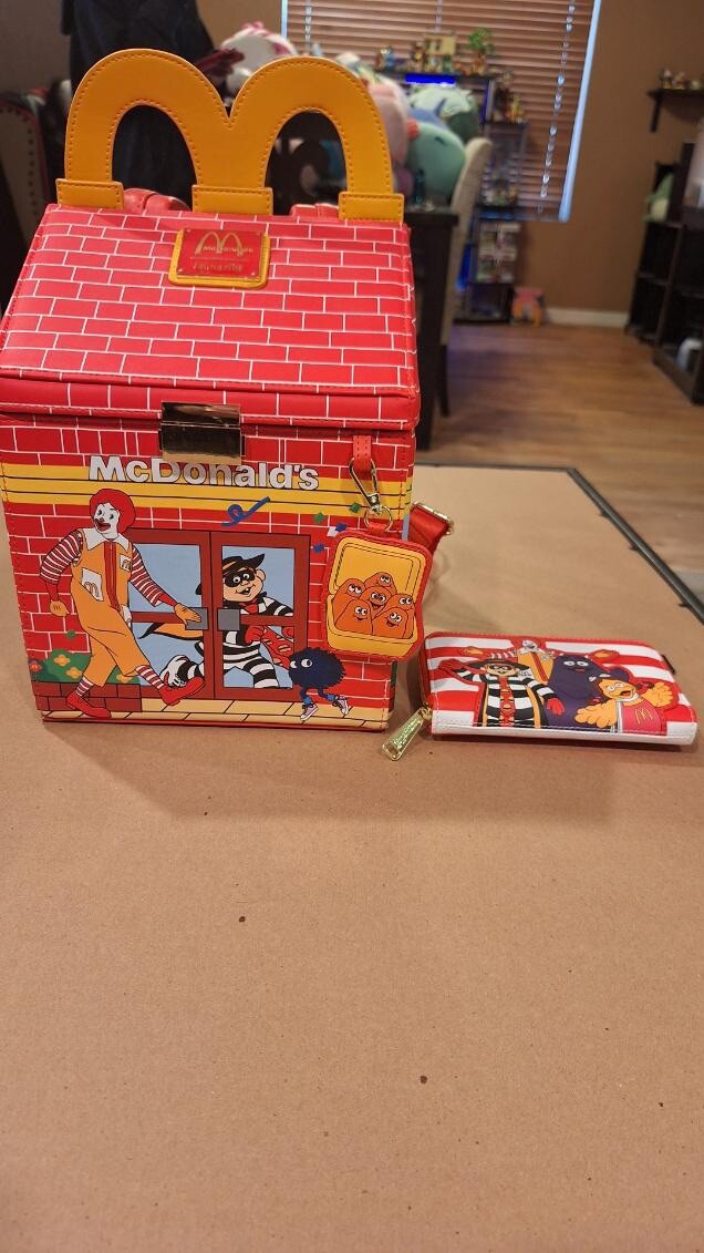 loungefly mcdonalds happy meal Backpack With Wallet - Gem