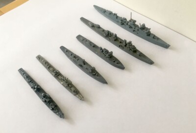 WWll 1:1200 German Navy recognition model ships: Comet Authenticast | eBay