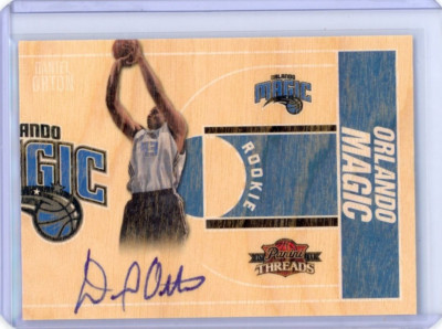 2010-11 Panini Threads 384/399 Daniel Orton #8 Rookie Auto RC Orlando ...