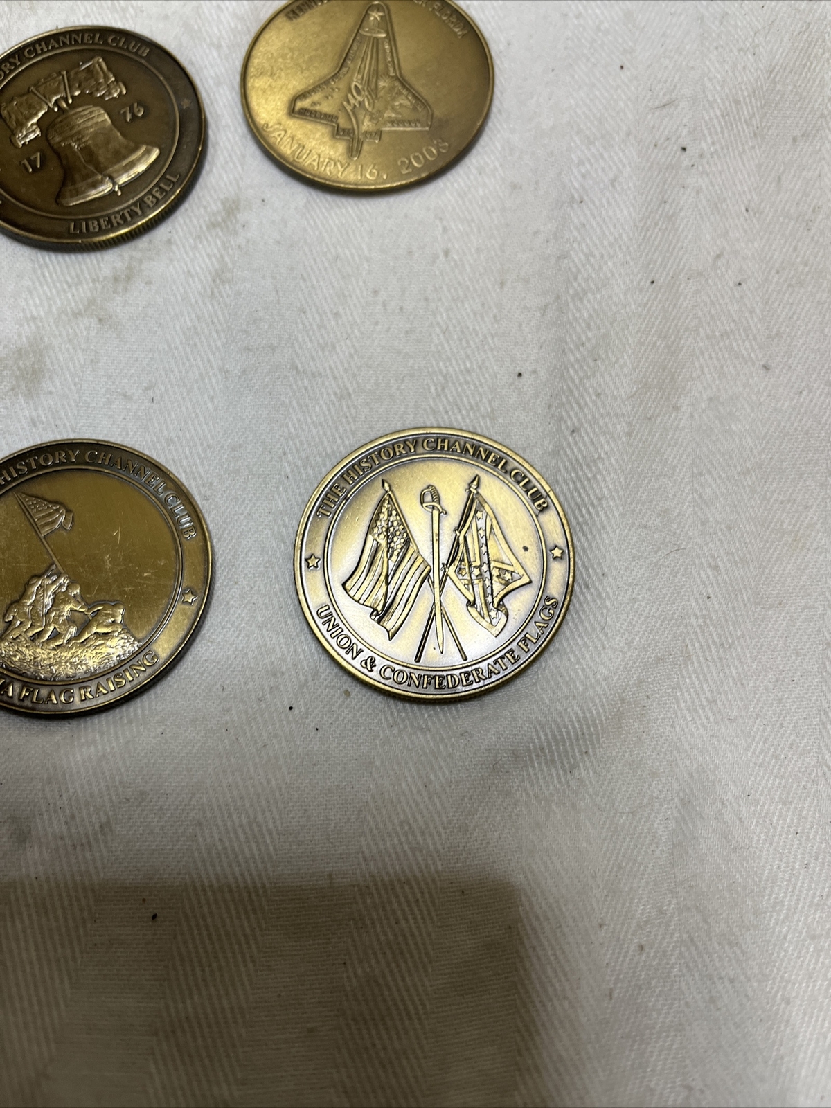 American History Collectors Series History Channel Club Coins ...