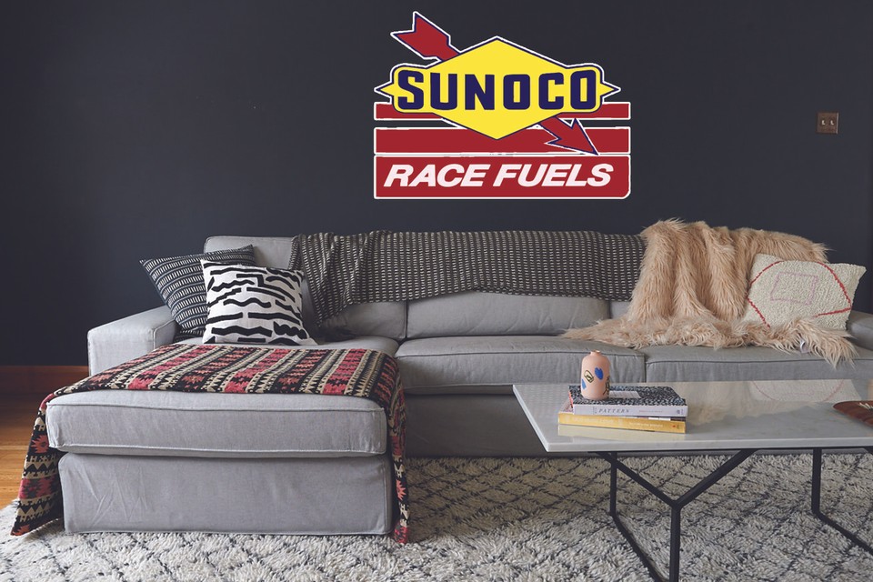 Sunoco RACE FUEL Gas sticker Vinyl Decal |10 Sizes!! with TRACKING | eBay