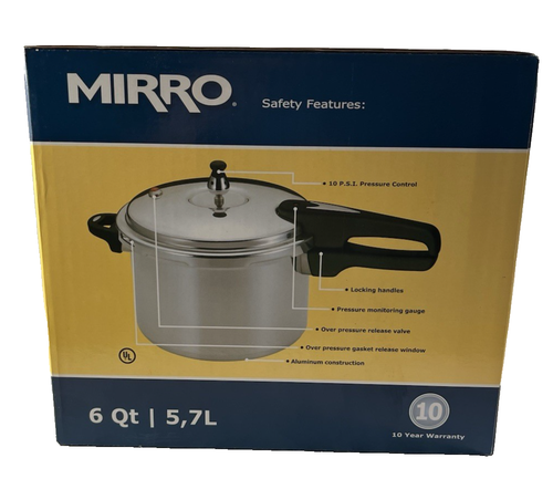Vintage Mirror Pressure Cooker & Canner 6 Qt-New Open Box | eBay