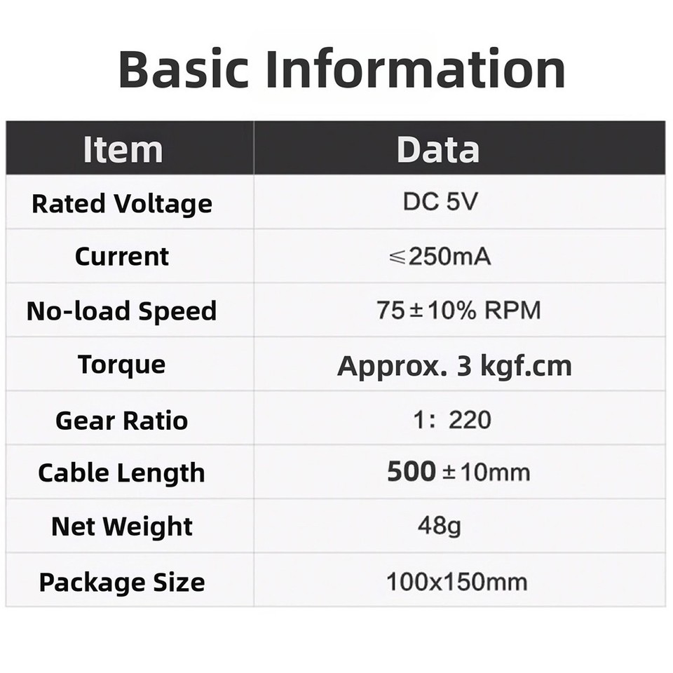 LA001 Gear Motor DC5V 59RPM for Makerworld For Bambu Lab For TT Smart Devices | eBay UK